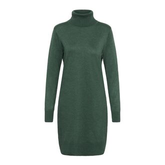 Saint Tropez MilaSZ Rollneck Dress - - Dresses - Damen - Gr&uuml;n - M
