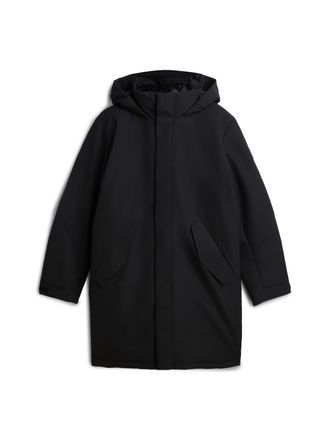 Tommy Hilfiger Kurzmantel TOMMY HILFIGER TECH HOODED PADDED PARKA, Herren, Gr. XXL, schwarz, Web, Obermaterial: 100% Polyester. Futter: 100% Polyamid. F&uuml;llung: 100% 
