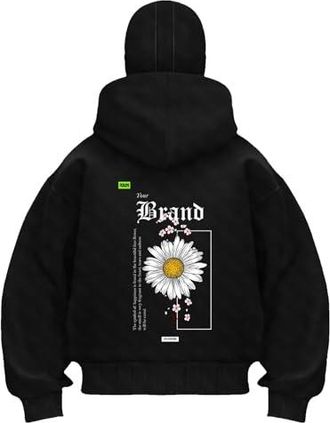 Generic Sweat &agrave; Capuche Homme Zipp&eacute;, Veste Homme Balaclava Cagoule Manches Longues Chaud Sweat pour Hiver Automne Sweatshirt Poche Kangourou Hoodies Sports De