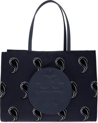 Tory Burch Femme, Sacs, Bleu, Taille: ONE Size Small Ella Printed Tote