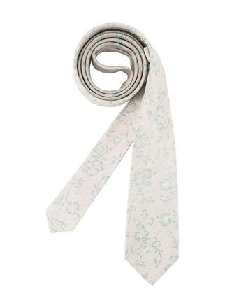 Olymp Herren Krawatte grau gemustert