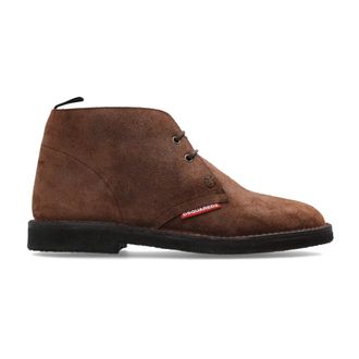 Dsquared2 Homme, Chaussures, Brun, Taille: 43 1/2 EU Lace-up Bottes