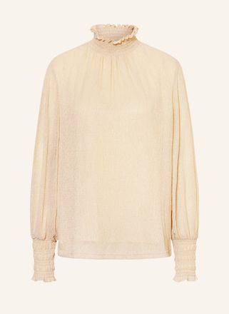 Mos Mosh Mos Mosh Blusenshirt Mmximena Mit Glitzergarn gold
