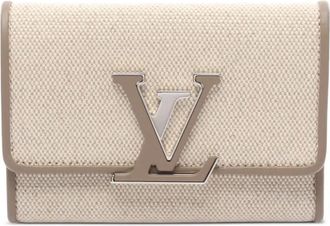 Louis Vuitton petit portefeuille pliant Capucines (2021-2025) - Marron