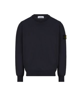 Stone Island Baumwollpullover - blau