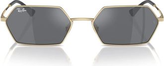 Ray-Ban unisex, Accessoires, Jaune, Taille: 55 MM Yevi Rb3728
