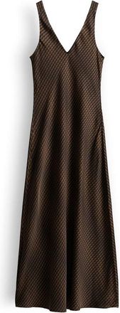 someday Midikleid Qova wave aus Satin mit Schimmer Schimmernd mit Allover-Print f&uuml;r elegante Looks