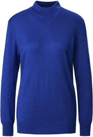 Peter Hahn Stehbund-Pullover Modell Sabrina Peter Hahn blau