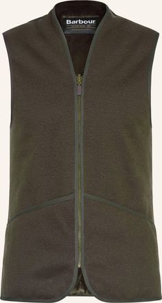Barbour Weste Warm Pile gruen
