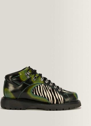 Dr. Martens Wayborne Brain Dead Leder Stiefel in Schwarz, Gr&ouml;&szlig;e: 36