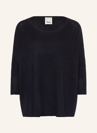 Allude Allude Cashmere-Pullover Mit 3/4-Arm blau