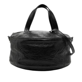 Balenciaga Pre-owned Air Hobo Leder 2way Bag - - Pre-owned - Damen - Schwarzk - ONE SIZE