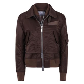 sacai Light Vestes - Femme - Vestes - Brun - Taille: 42 FR