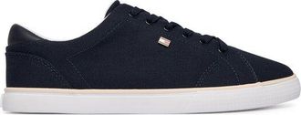 Tommy Hilfiger Sneakers Th Low Profile Vulc Canvas FW0FW09102 Dunkelblau