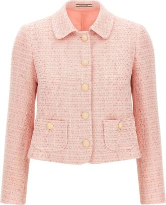 Tagliatore Femme, Vestes, Rose, Taille: 34 FR Idelle Cropped Blazer