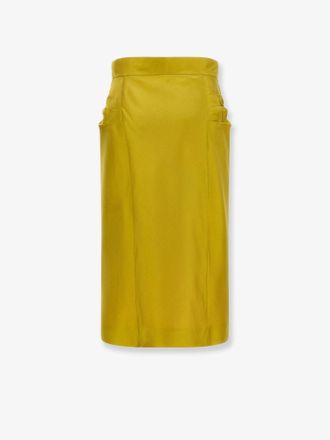 Valentino Shantung midi skirt - VALENTINO - gender_Woman