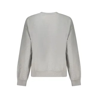 Calvin Klein Logo-Embroidered Cotton Sweatshirt - Gray
