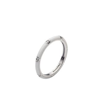 Pandora Bague ME Pierres & &Eacute;mail - Femme - Accessoires - Gris - Taille: 48 MM