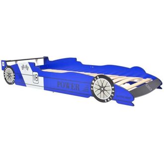 vidaXL vidaXL Kinder Rennwagen-Bett 90x200 cm Blau