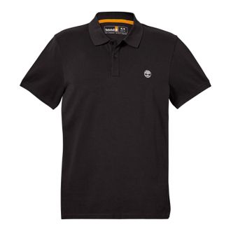 Timberland Oyster River Poloshirt f&uuml;r Herren kurz&auml;rmlig (Schwarz)