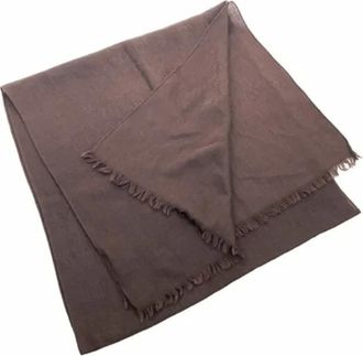 Gucci unisex, Pre-owned, Brun, Taille: ONE Size Pre-owned Soie foulards