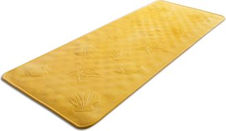 Floordirekt Badewanneneinlagen | Wanneneinlagen | Badewannenmatten | Duscheinlagen | Matten f&uuml;r das Bad | Gro&szlig;e Auswahl (Frida (gelb), 74 x 34 cm)