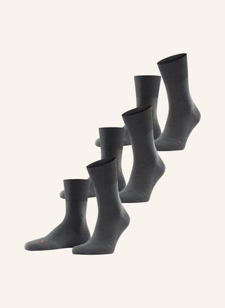 Falke 3er-Pack Socken Run braun