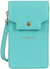 Lancaster | Donna Grace - Pochette smartphone Cuir de Vachette Lisse Lagon