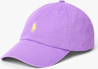 Polo Ralph Lauren Baumwoll -Logo -Kappe - Violet