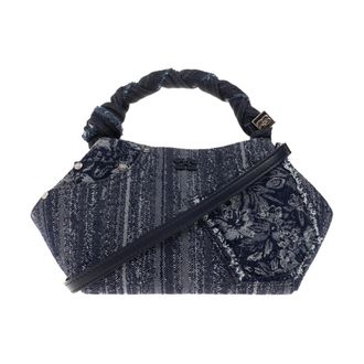 Ganni Tasche im Vintage-Look - - Bags - Damen - Blau - ONE SIZE