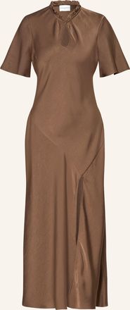 Claudie Pierlot Claudie Pierlot Satinkleid Mit R&uuml;schen braun
