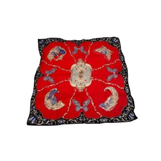 Celine Pre-owned Vintage Scarf - Femme - Pre-owned - Rouge - Taille: ONE Size