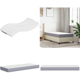 vidaXL Vidaxl - Matelas en mousse pour enfants moyennement doux 80x160 cm