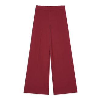 Oltre Weite Palazzo-Hosen - - Trousers - Damen - Rot - XL