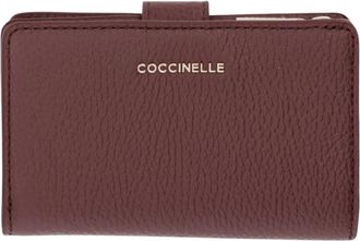 Coccinelle MW5 Metallic Soft Wallet - - Accessories - Damen - Rot - ONE SIZE