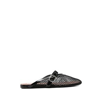 Alaia Buckled Ballet Flats