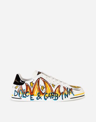 Dolce & Gabbana Neue Dglimited Portofino Sneakers - Mann Mehrfarbig 43