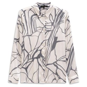 Bugatti Femme, Blouses et Chemises, Multicolore, Taille: 40 FR Blouse Classique avec Imprim&eacute; Graphique