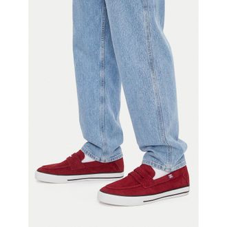 DC Sneakers aus Stoff DC Shoes EO-LEA-ZL-D107 Dunkelrot
