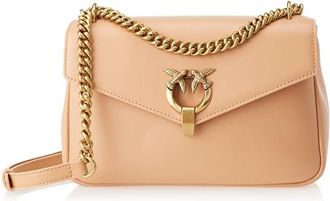 Pinko Messenger Classic, Cupido Messager VITEL Classique Femme, C71Q_Tempesta Sabbia-Antique Gold