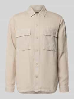 Boss Orange by Hugo Boss Relaxed Fit Freizeithemd aus reinem Leinen Modell LOCKY