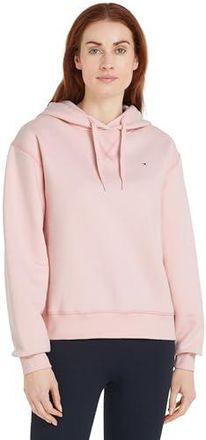 Tommy Hilfiger Sweat &agrave; Capuche Femme Flag on Chest avec Capuche, Rose (Delicate Pink), M