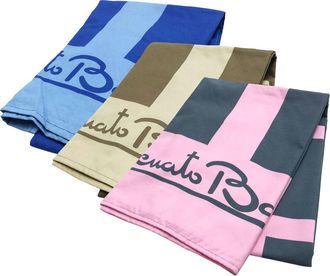 Renato Balestra Mikrofaser Strandtuch, 3er Pack Mehrfarbig (Fango-Sand + Royal + Grau)