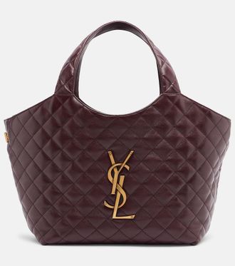 Saint Laurent Tote Bag Icare Medium aus Leder