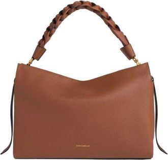 Coccinelle Clutch Bag Cognac/Schwarz