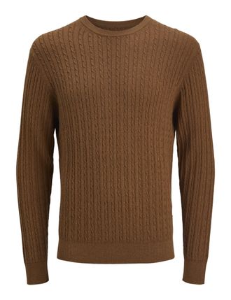 Jack & Jones Jjeemil Knit Cable Crew Neck Noos