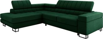 Mirjan24 Ecksofa Laris Premium, Polsterecke mit Schlaffunktion und Bettkasten, Polstersofa, Eckcouch, Couch, L-Form Sofa, Bettsofa, Polstergarnitur, Wohnlandsc