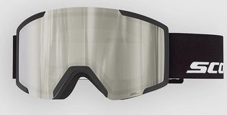 Scott Shield Mountain Black Goggle amp white chrome s2