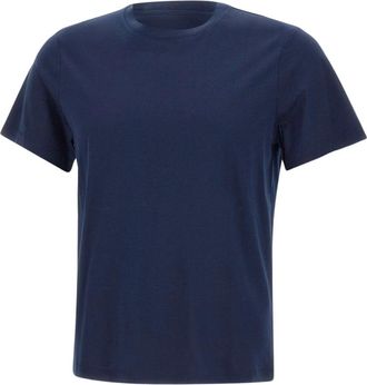 KANGRA T-shirt en coton et modal - Homme - Tops - Bleu - Taille: S