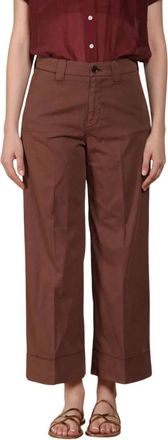 Mason's Femme, Pantalons, Brun, Taille: 34 FR New York Studio Cropped Chino Pants